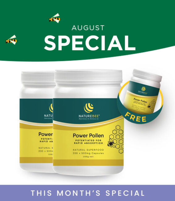 Power Pollen Potentiated Bee Pollen Supplements | NatureBee