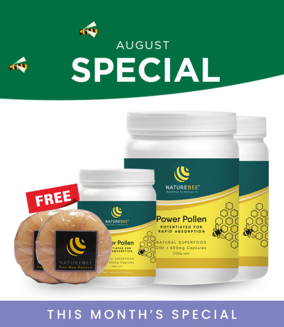 Power Pollen Potentiated Bee Pollen Supplements | NatureBee