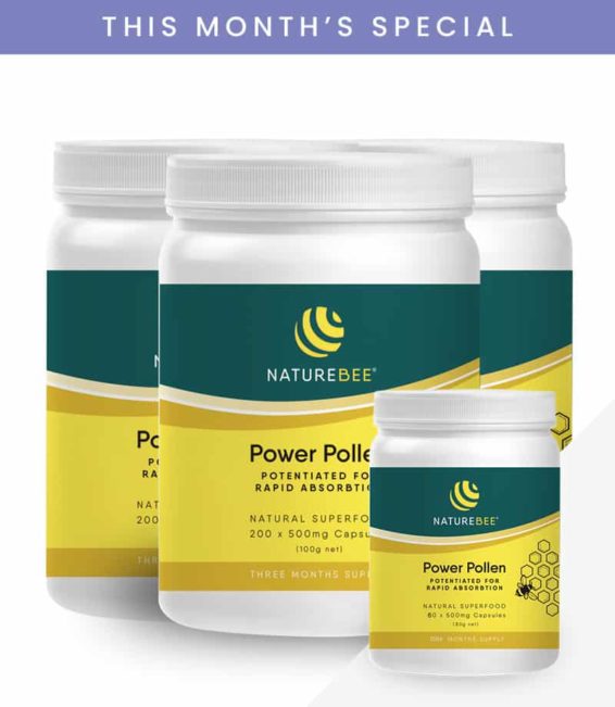 Power Pollen Potentiated Bee Pollen Supplements | NatureBee