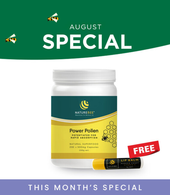 Power Pollen Potentiated Bee Pollen Supplements | NatureBee