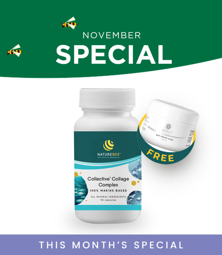 Collactive Collagen (90 caps) + Bee Venom Mask (50g) | NatureBee