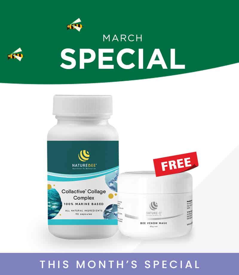 Collactive Collagen (90 caps) + Bee Venom Mask (50g) | NatureBee