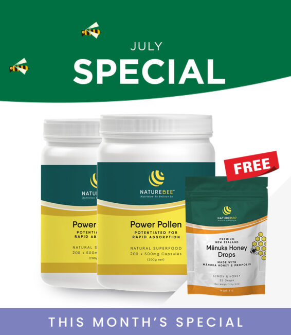 Power Pollen Potentiated Bee Pollen Supplements | NatureBee